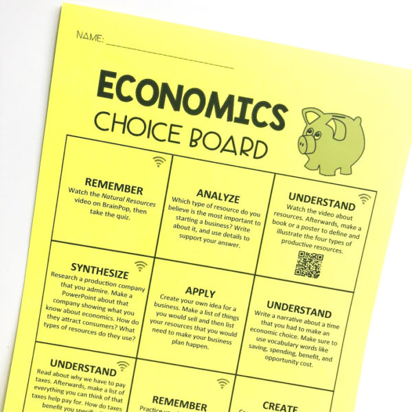 Elementary Economics Resource Roundup - School and the City